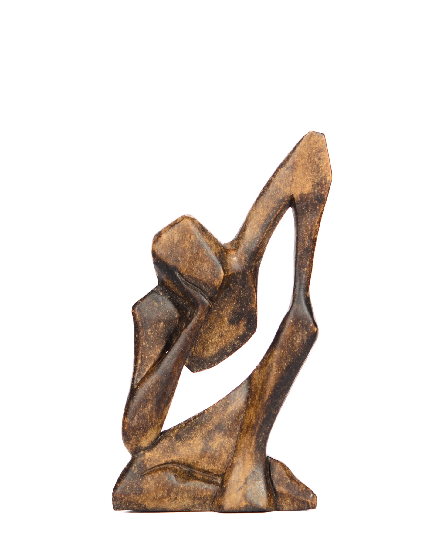 Hand Carved “Thinking Man” Statue (shelf 2) – Mecca Memphis